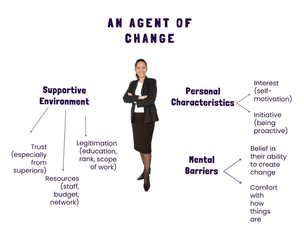 What makes individuals become agents of change? Lessons learned from ...